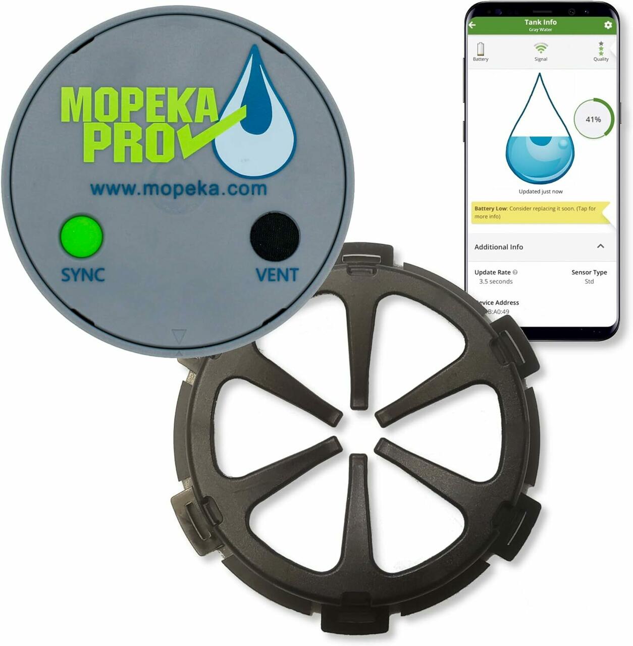 Mopeka Pro Check-Water Sensor (Bottom Mount w/Collar) – 4camper.ee